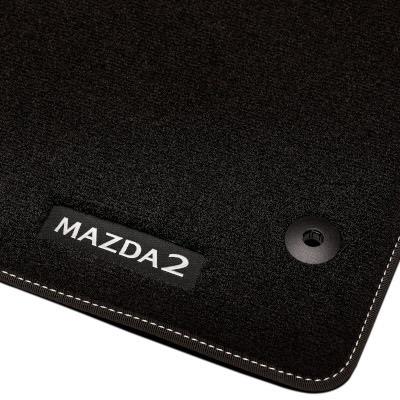 Genuine Mazda2 2020> Set Of 4 Velour Floor / Carpet Mats Luxury DADSV0 ...