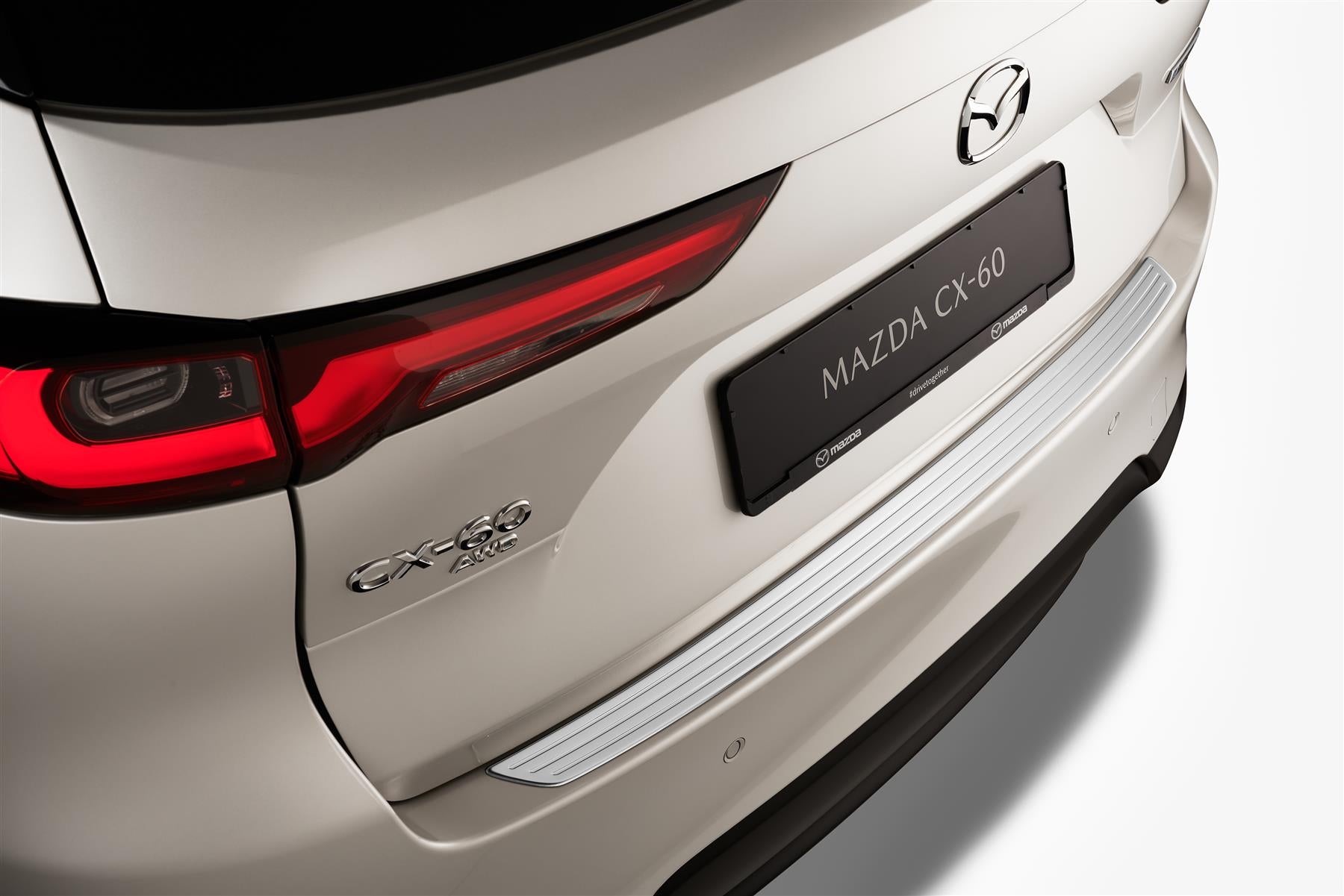 Genuine Mazda CX-60 2022> Stainless Steel Rear Bumper Step Plate - KR9 ...
