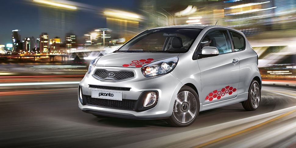 Kia Picanto 2011 - 2014 Body Decal - Dark Red (1Y201ADE00DR ...